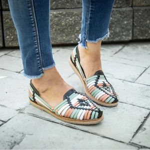 Shoes | Leather Handmade Mexican Shoes Ethnic Huaraches | Poshmark
